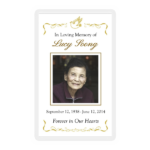 Laminated Double-Sided Memorial Cards - TopMemorial